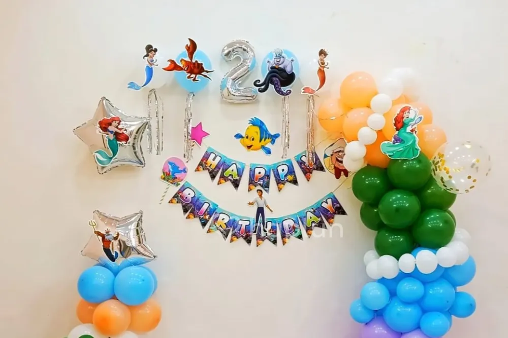 Little Mermaid Princess Decor on Wall