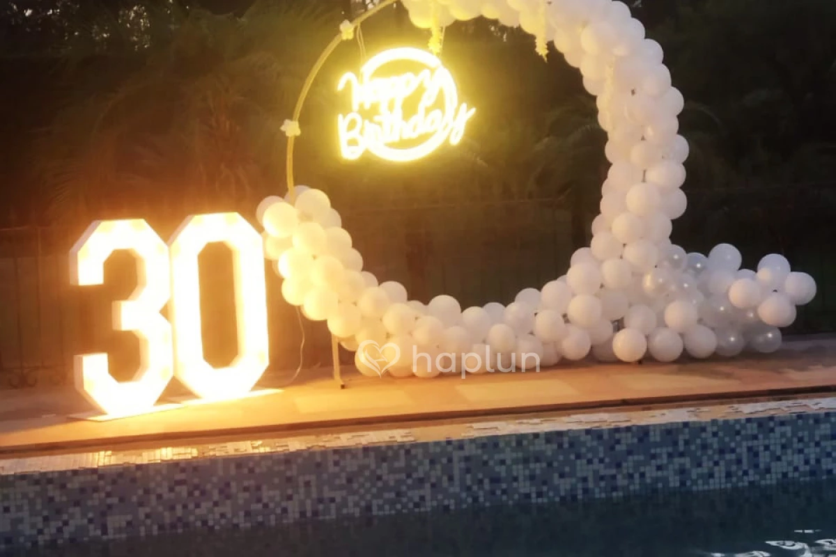 Ring Setup in Open Area (HEP157), Balloon Decoration, Birthday ...