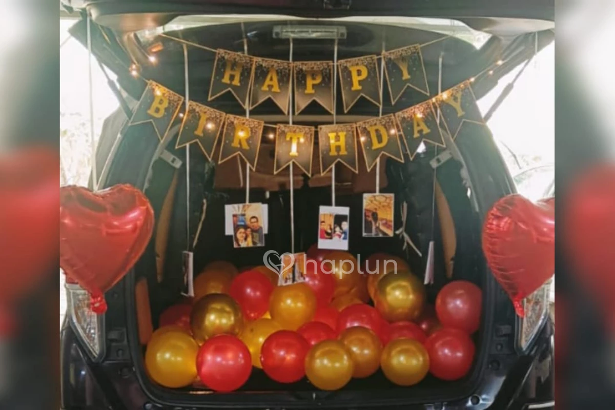Car Boot Decoration For Birthday Surprise Haplun