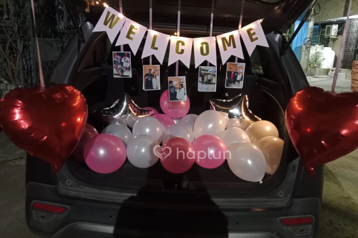 Welcome Car Dikki Boot Decoration Near Me In Delhi