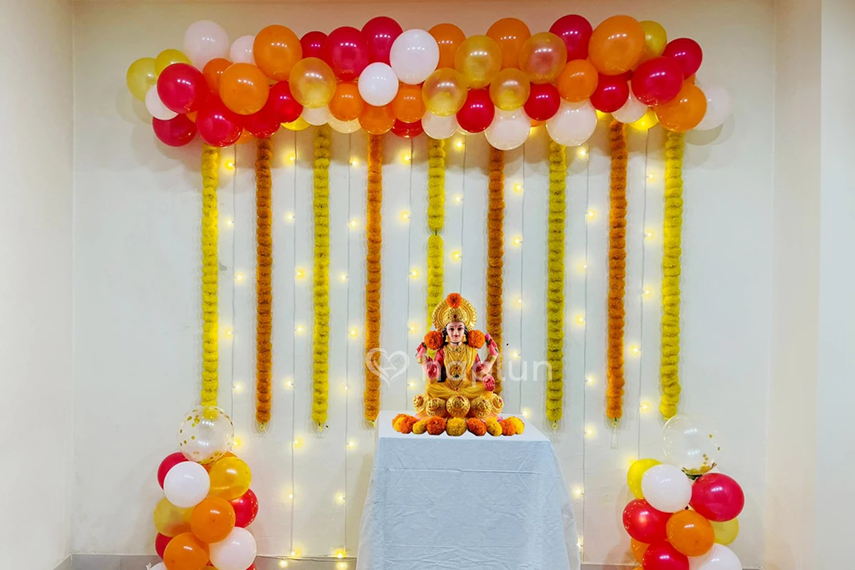 Laxmi Puja Diwali Special decor at home near me