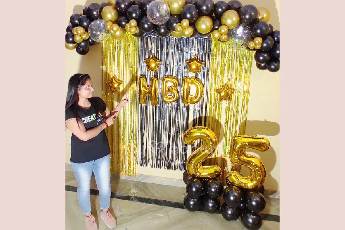 Birthday Wall Decor (HEP594), Balloon Decoration, Birthday Decoration ...