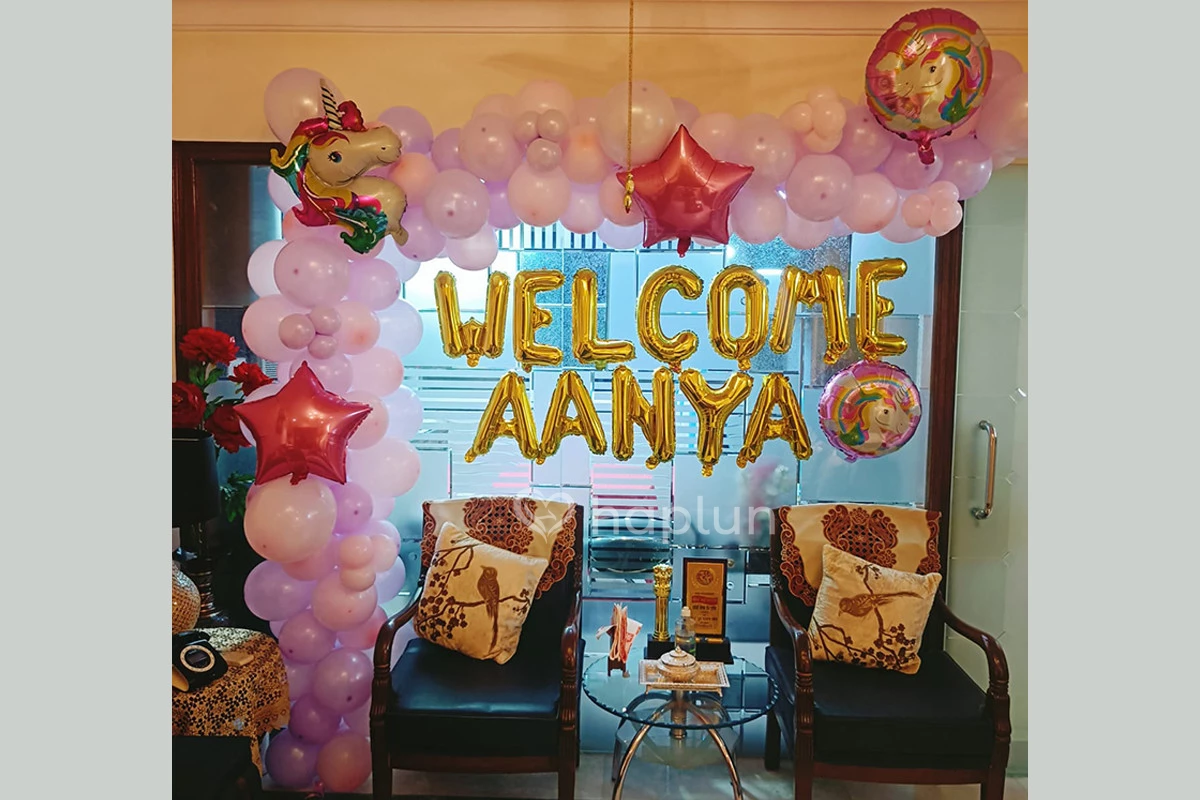 Welcome Home Surprise (HEP625), Balloon Decoration, Baby Welcome ...