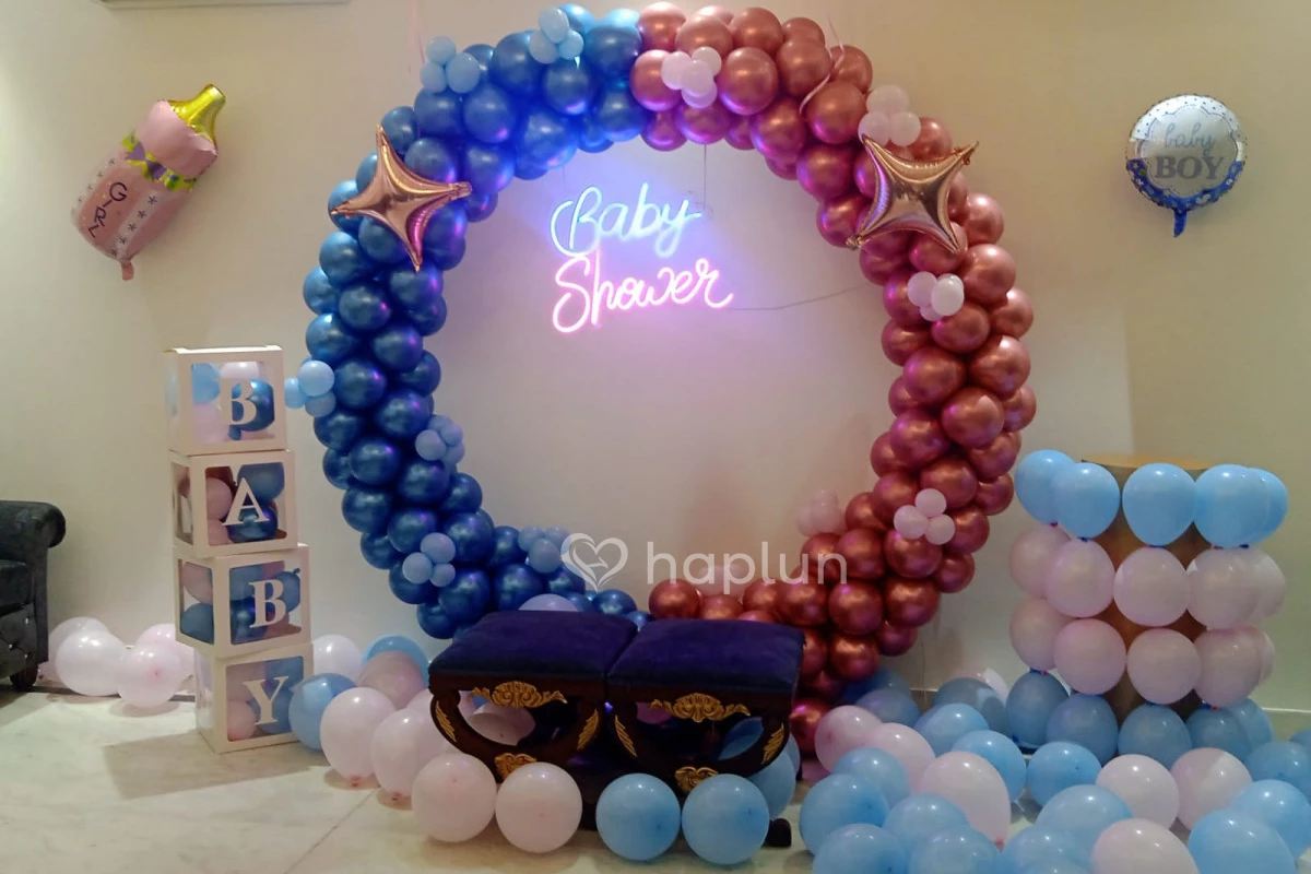 Baby Shower Ring Decor (HEP683), Balloon Decoration, Baby Shower ...