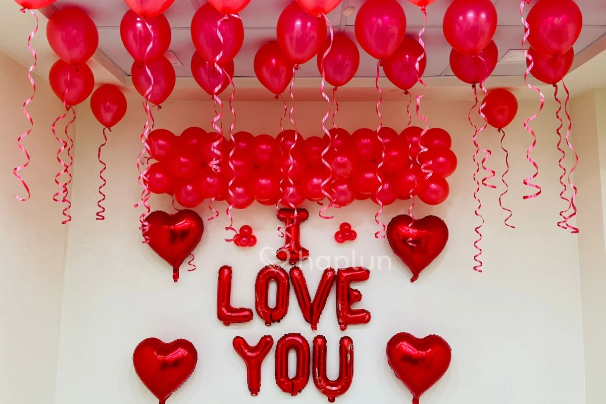 Cute Love Proposal Decoration (HEP694), Love Theme Decorations ...