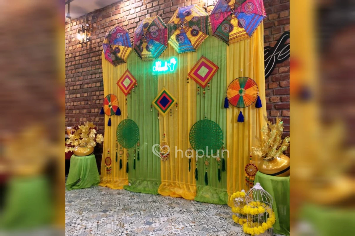 Magical Haldi decorations