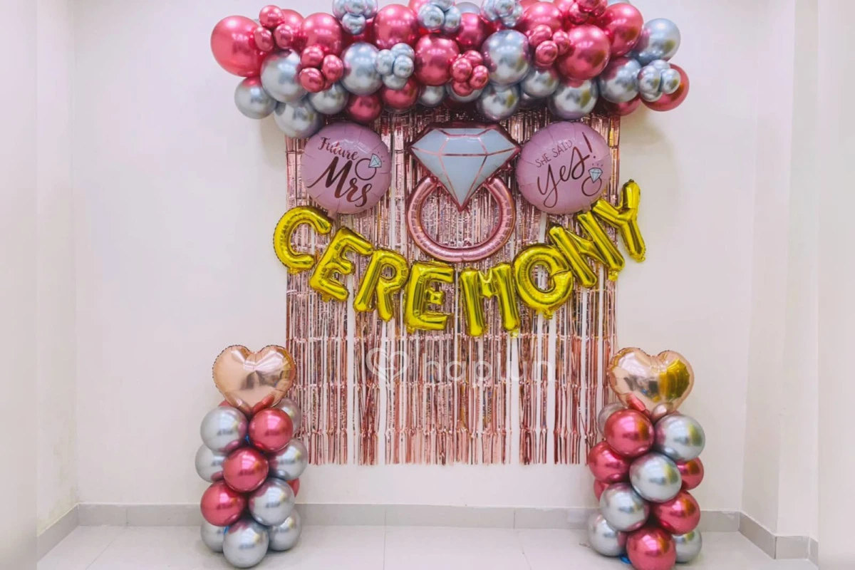 Ring Ceremony Surprise Decoration For Adults At Home