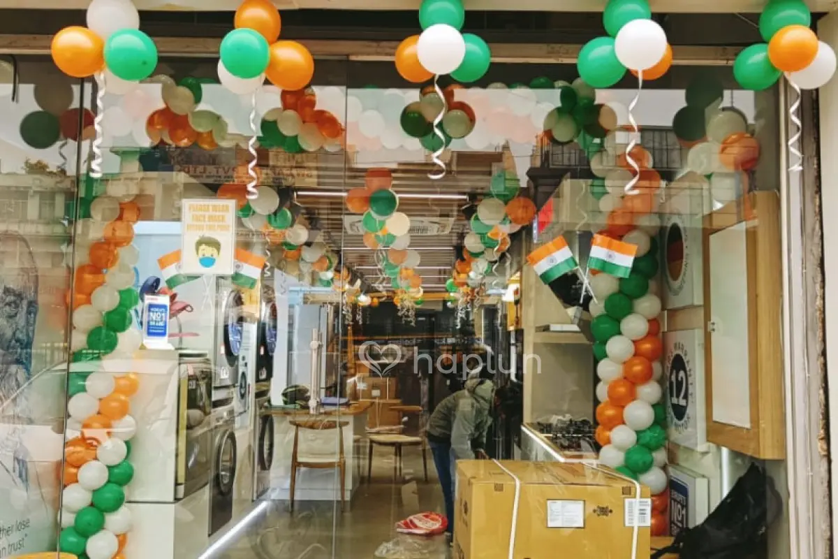 15th August Shop Decor With Tri Color At Best Price