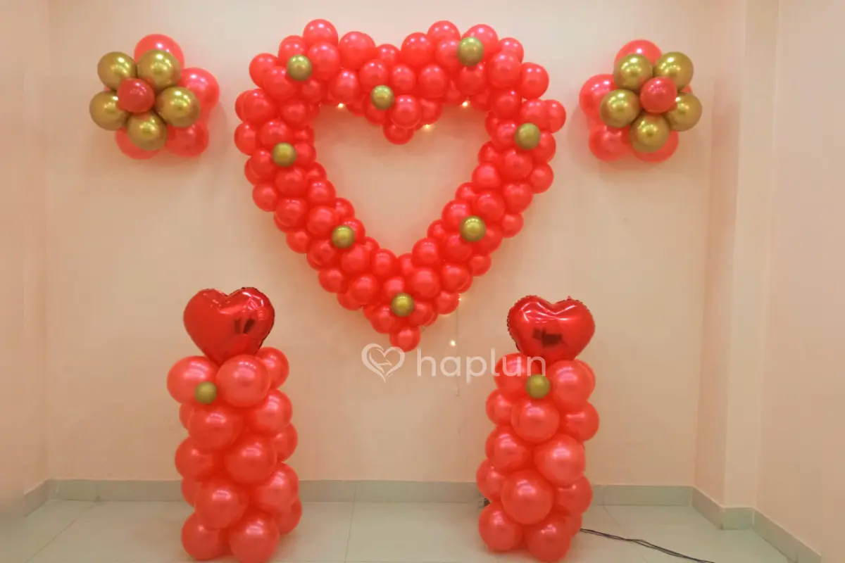 Heart Shape Love Decor on Wall